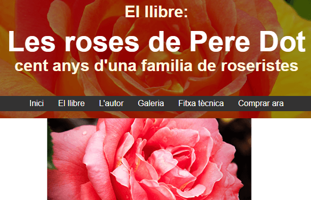 Un web en català, castellà i anglès per promocionar el llibre "Les ...